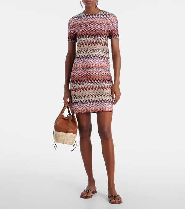 Missoni Zig Zag Lame Minidress