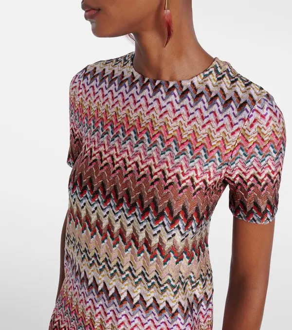 Missoni Zig Zag Lame Minidress