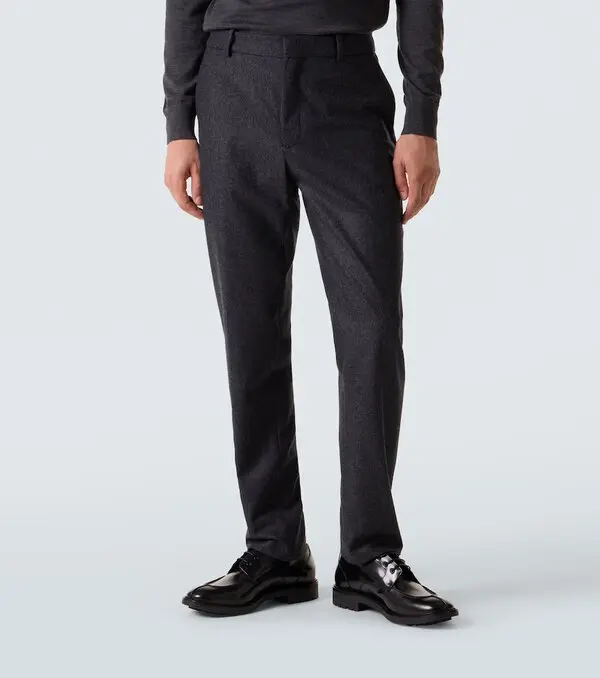 TOD'S Virgin Wool Straight-leg Trousers
