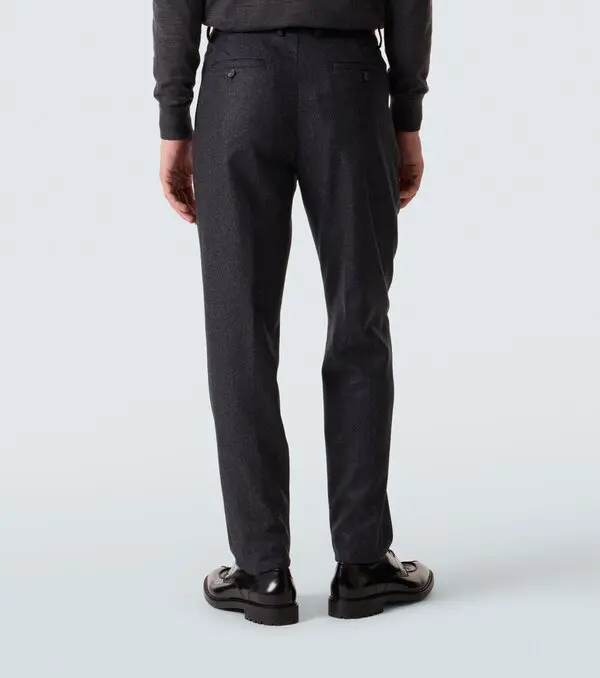 TOD'S Virgin Wool Straight-leg Trousers