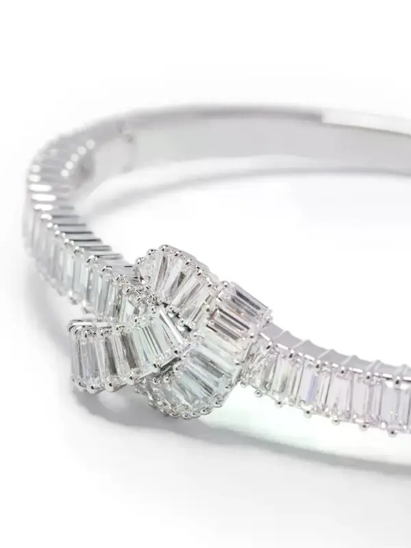 SWAROVSKI Baguette-cut Knot Bracelet