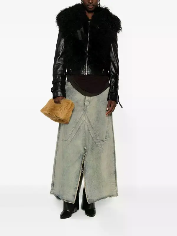 Rick Owens Denim Maxi Skirt