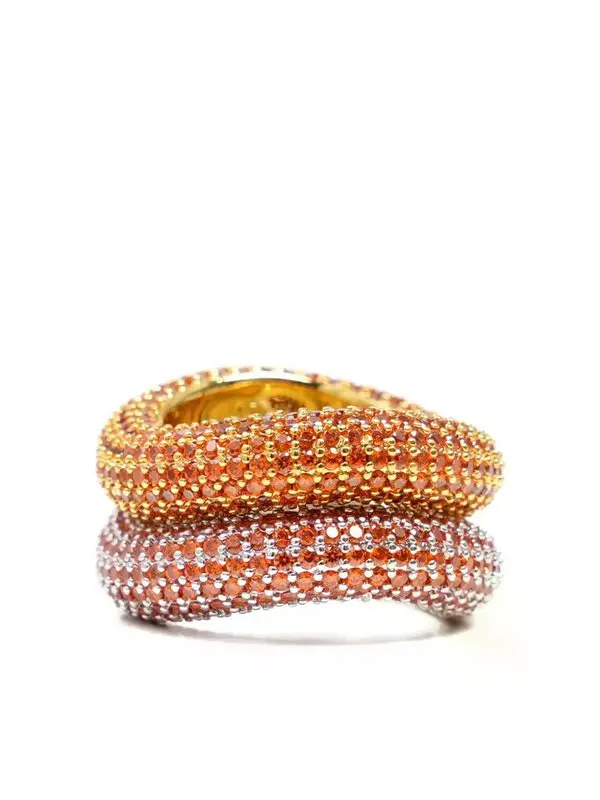 IZABEL DISPLAY Beyond" Embellished Ring - Orange