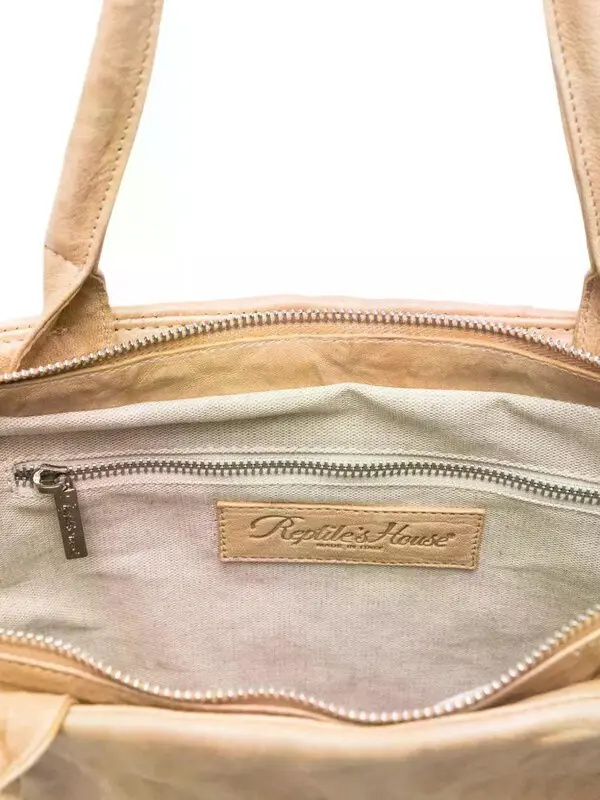 REPTILE'S HOUSE Leather Tote Bag