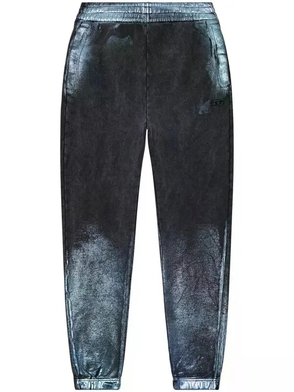 DIESEL® Embroidered Logo Track Pants - Grey