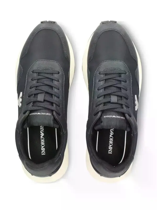 Emporio Armani Logo-appliqué Panelled Sneakers
