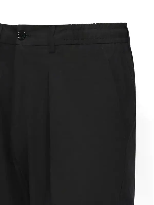 BE ABLE Dominique Pleated Elastic-waist Trousers