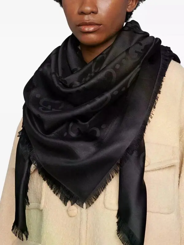 Gucci Gg Jacquard-woven Scarf