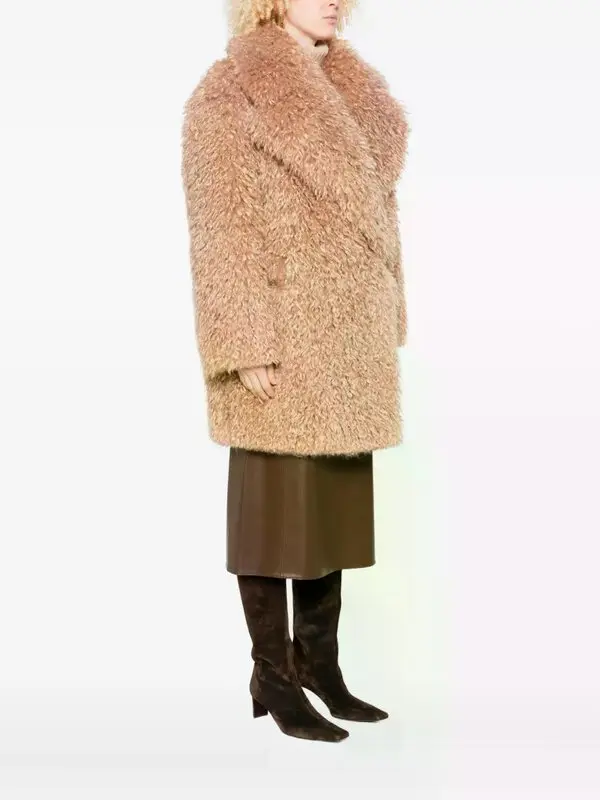 Tagliatore Astrid Teddy-collar Coat