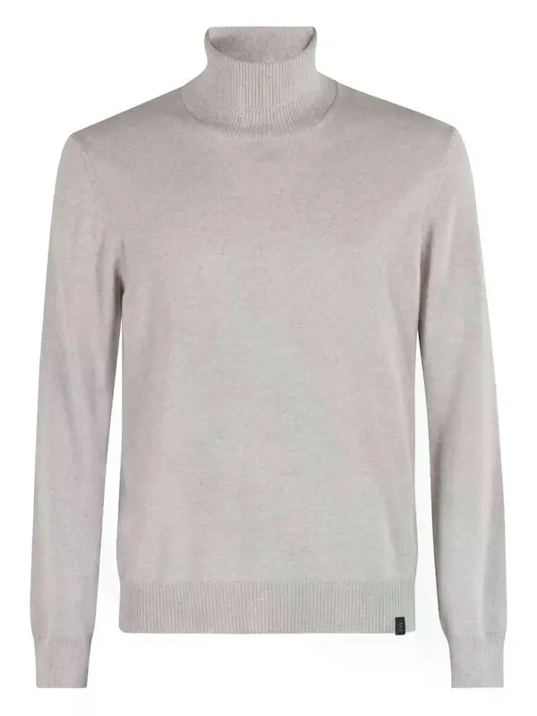 FAY Wool Turtleneck Sweater - Grey