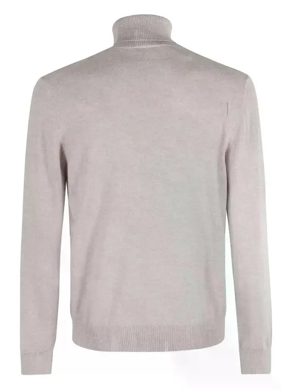 FAY Wool Turtleneck Sweater - Grey