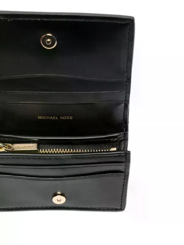 Michael Kors Lock-accent Wallet - Black