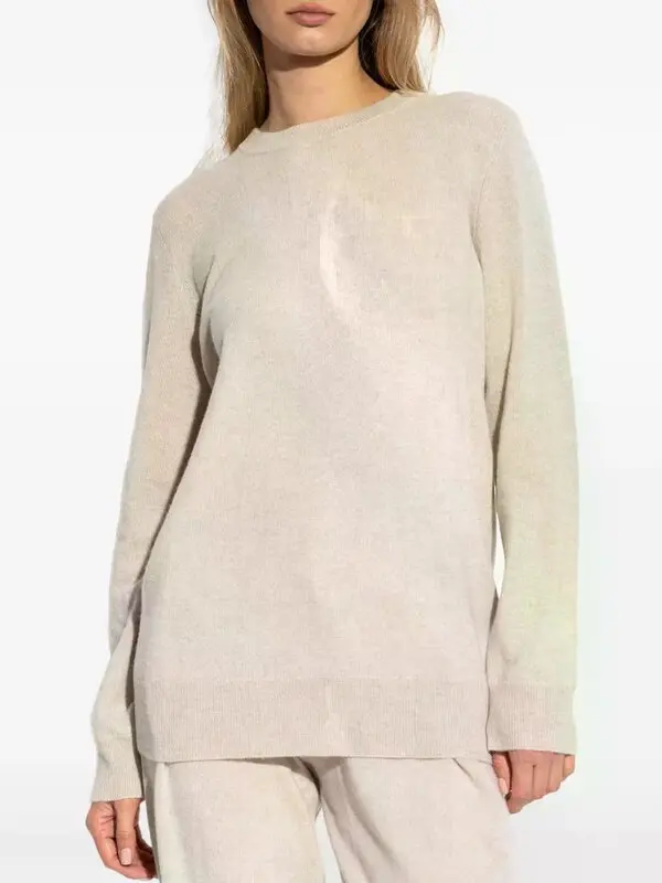 LISA YANG Helena Crew Neck Long Sleeve Sweater