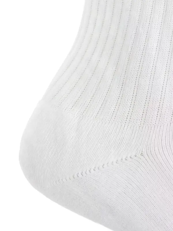 Dsquared2 Logo Embroidered Ribbed Ankle Socks