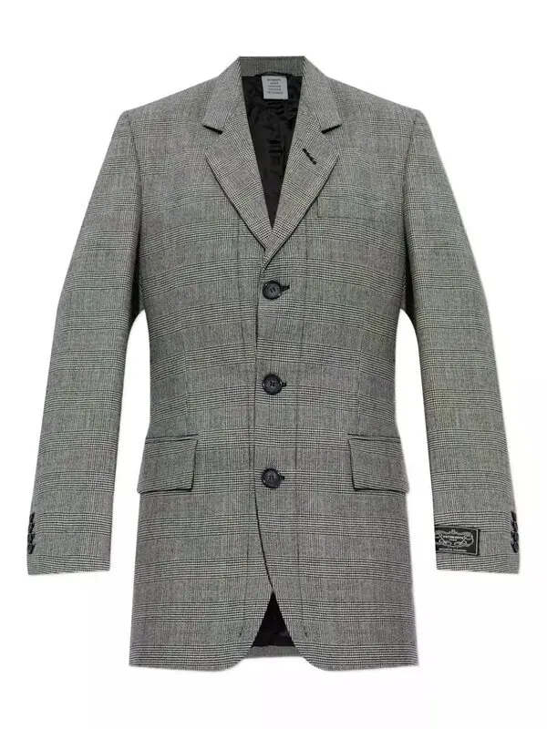 Vetements Check-pattern Blazer