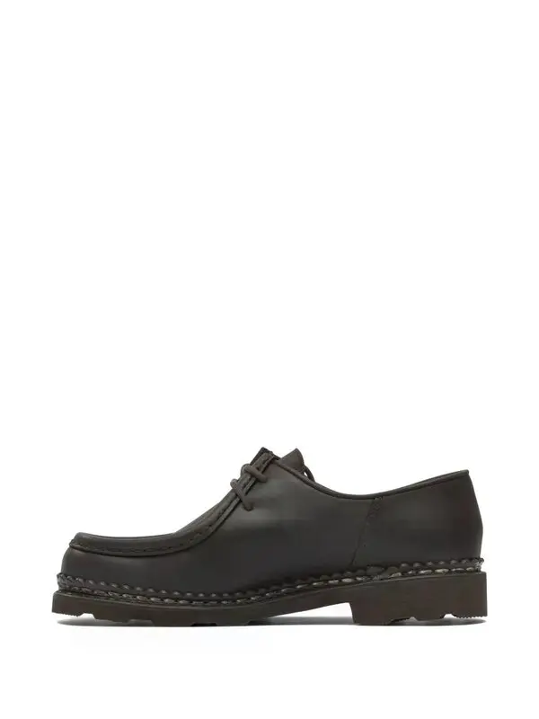 Paraboot Leather Lace-up Loafers - Brown