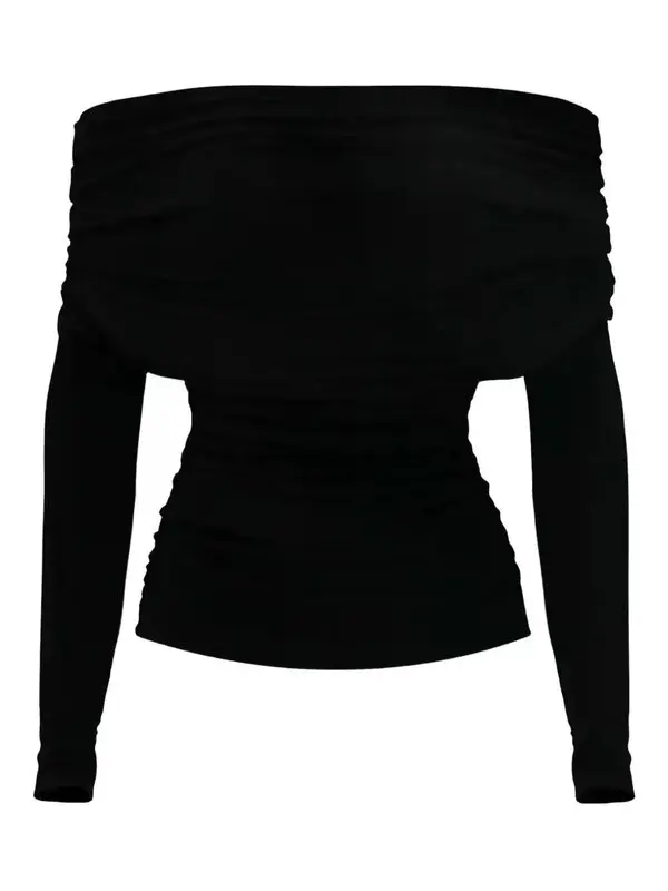 LIKA Off-shoulder Draped Bodice Top
