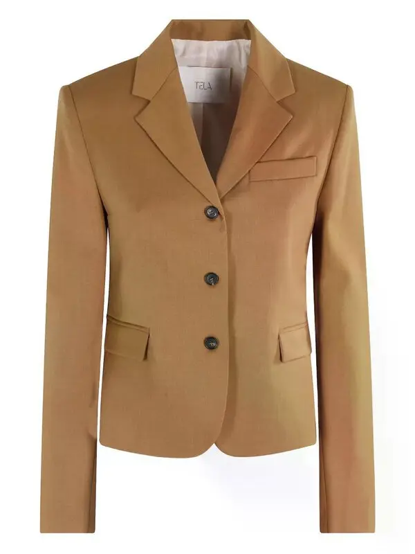 TELA Notched-lapel Three-button Jacket