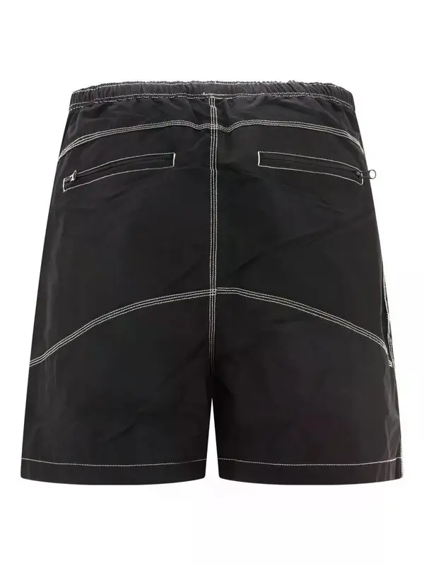 BRAIN DEAD Panelled Contrast-stitch Shorts
