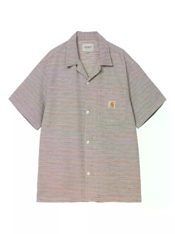 Carhartt Work In Progress Stripe Short-sleeve Shirt - Neutrals