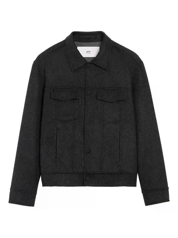 AMI Paris Wool Trucker Jacket