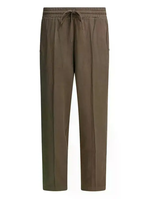ALTUM Drawstring Side-panel Trousers - Brown