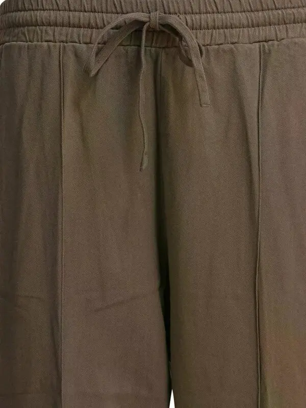 ALTUM Drawstring Side-panel Trousers - Brown
