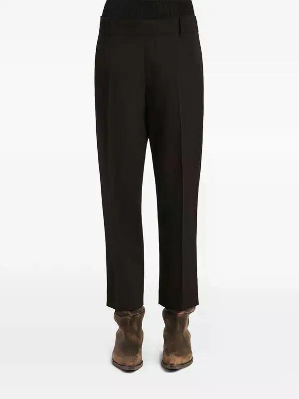 Khaite Pressed-crease Trousers