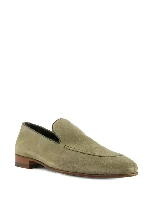 Manolo Blahnik Suede Loafers