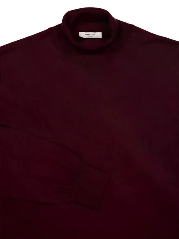 Boglioli Virgin Wool High Neck Sweater