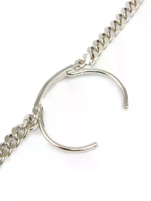 MAISON MARGIELA Tone Chain Detail Cuff Bracelet