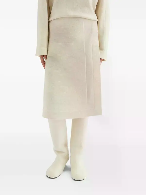 JIL SANDER Wrap Midi Skirt