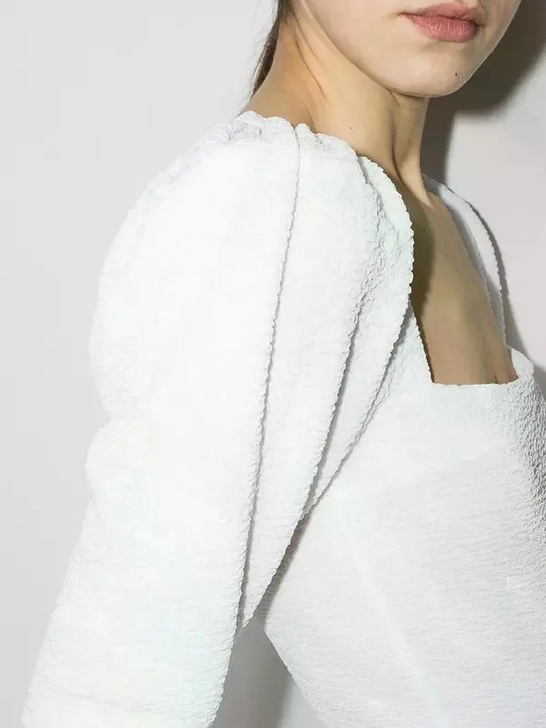 ROTATE BY BIRGER CHRISTENSEN Stevie Square-neck Long-sleeve Top