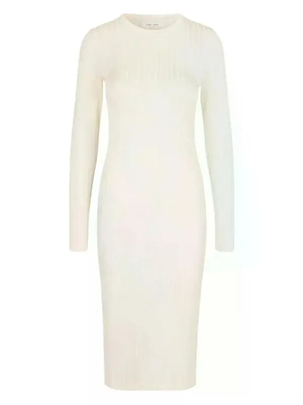SAMSOE SAMSOE Jenari Long-sleeve Midi Dress - Neutrals