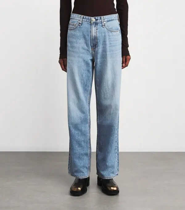 Rag & Bone Logan Mid-rise Wide-leg Jeans