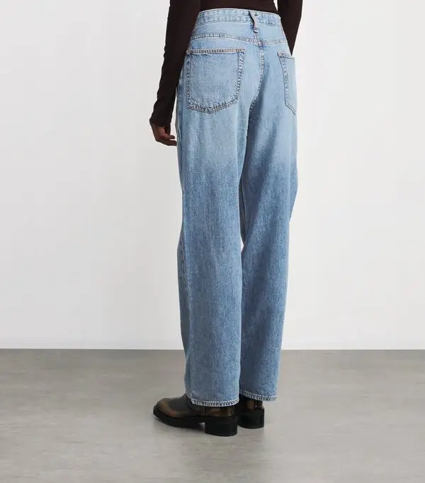 Rag & Bone Logan Mid-rise Wide-leg Jeans