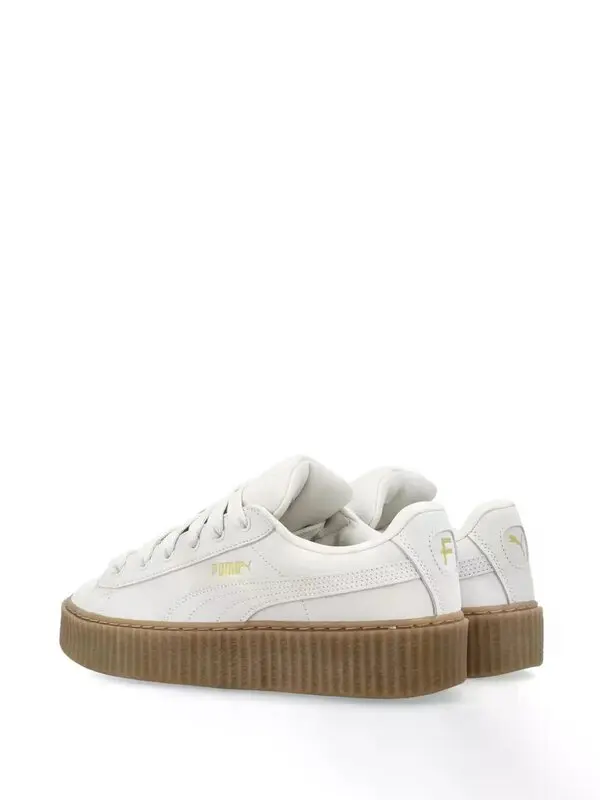 FENTY BEAUTY Creeper Phatty Leather Lace-up Sneakers - White