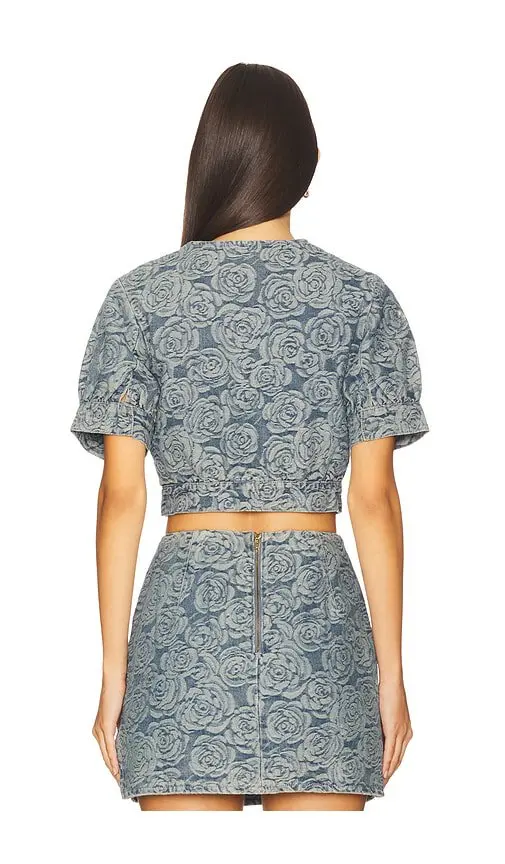 Amanda Uprichard Bello Short Sleeve Jacket