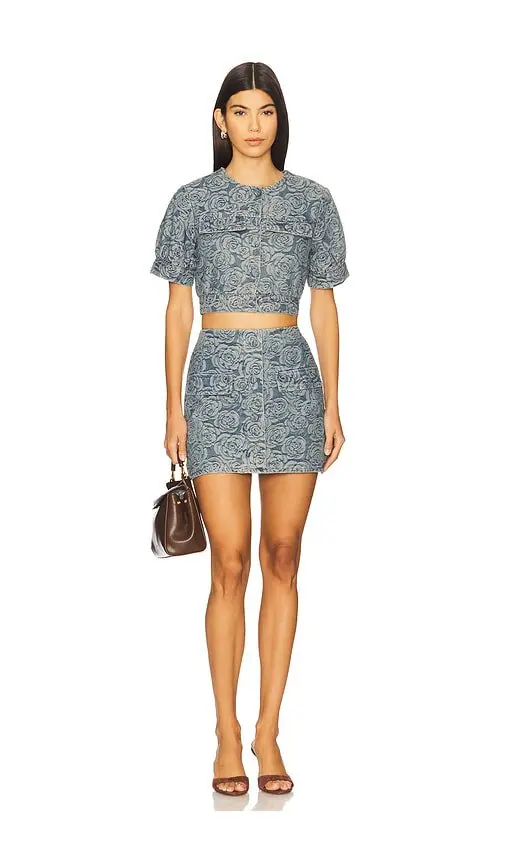 Amanda Uprichard Bello Short Sleeve Jacket