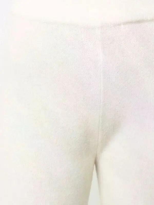 PAULA Ribbed Cashmere Flared Trousers