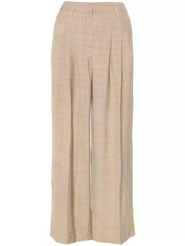 HERSKIND Lotus Wide-leg Trousers - Neutrals