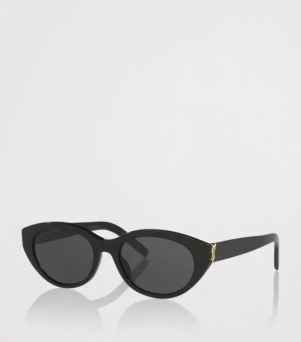 Saint Laurent Acetate Cat Eye Sunglasses - Black