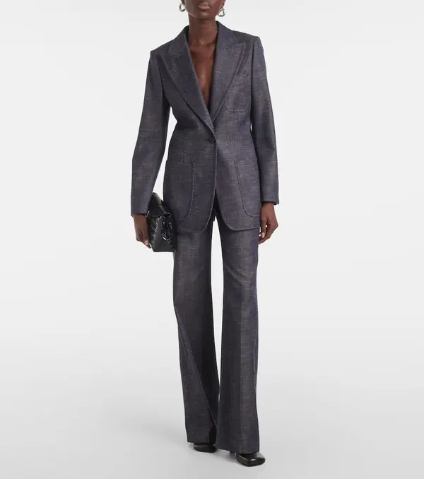 JOSEPH Cassini Wool And Cotton Blazer