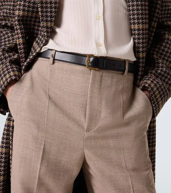 Saint Laurent Vadim Leather Belt