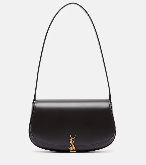 Saint Laurent Voltaire Mini Leather Shoulder Bag - Black