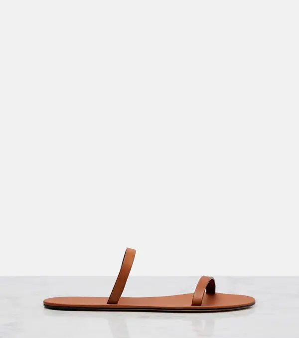 THE ROW Helena Leather Sandals