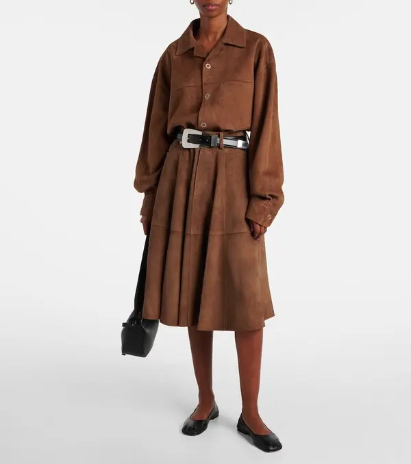 AMI Paris Suede Overshirt