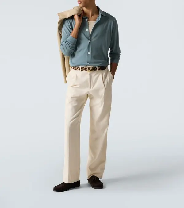 LARDINI Virgin Wool Shirt
