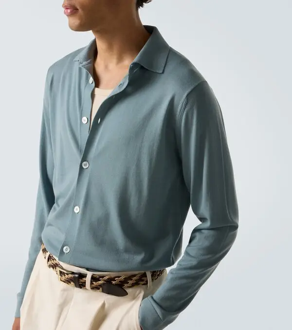 LARDINI Virgin Wool Shirt