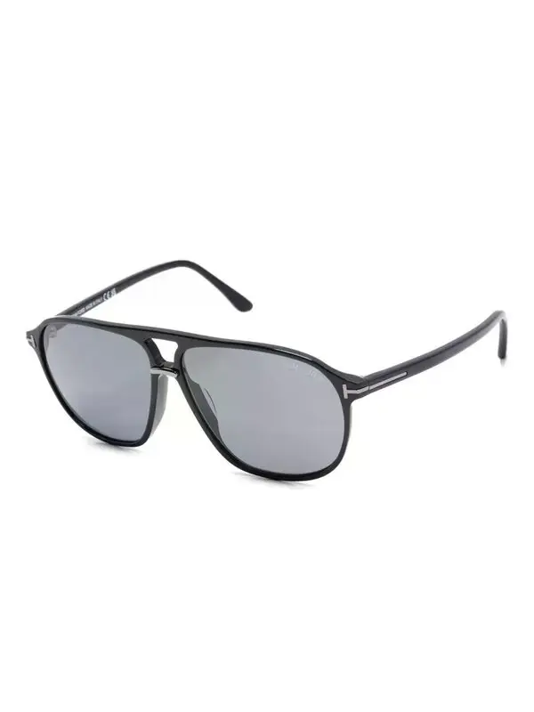 TOM FORD Bruce Pilot-frame Sunglasses - Black